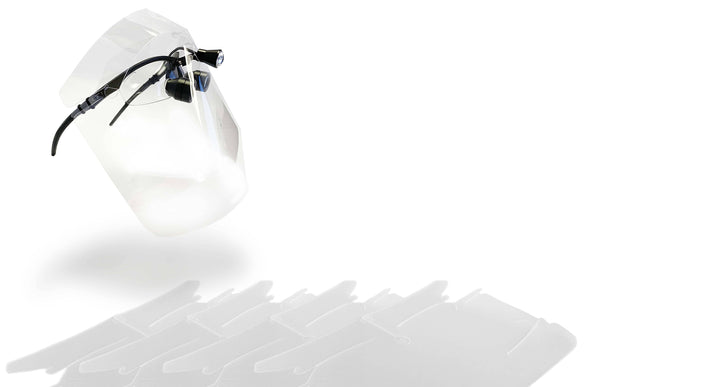 Loupe Mounted Face Shields – Snap On Optics